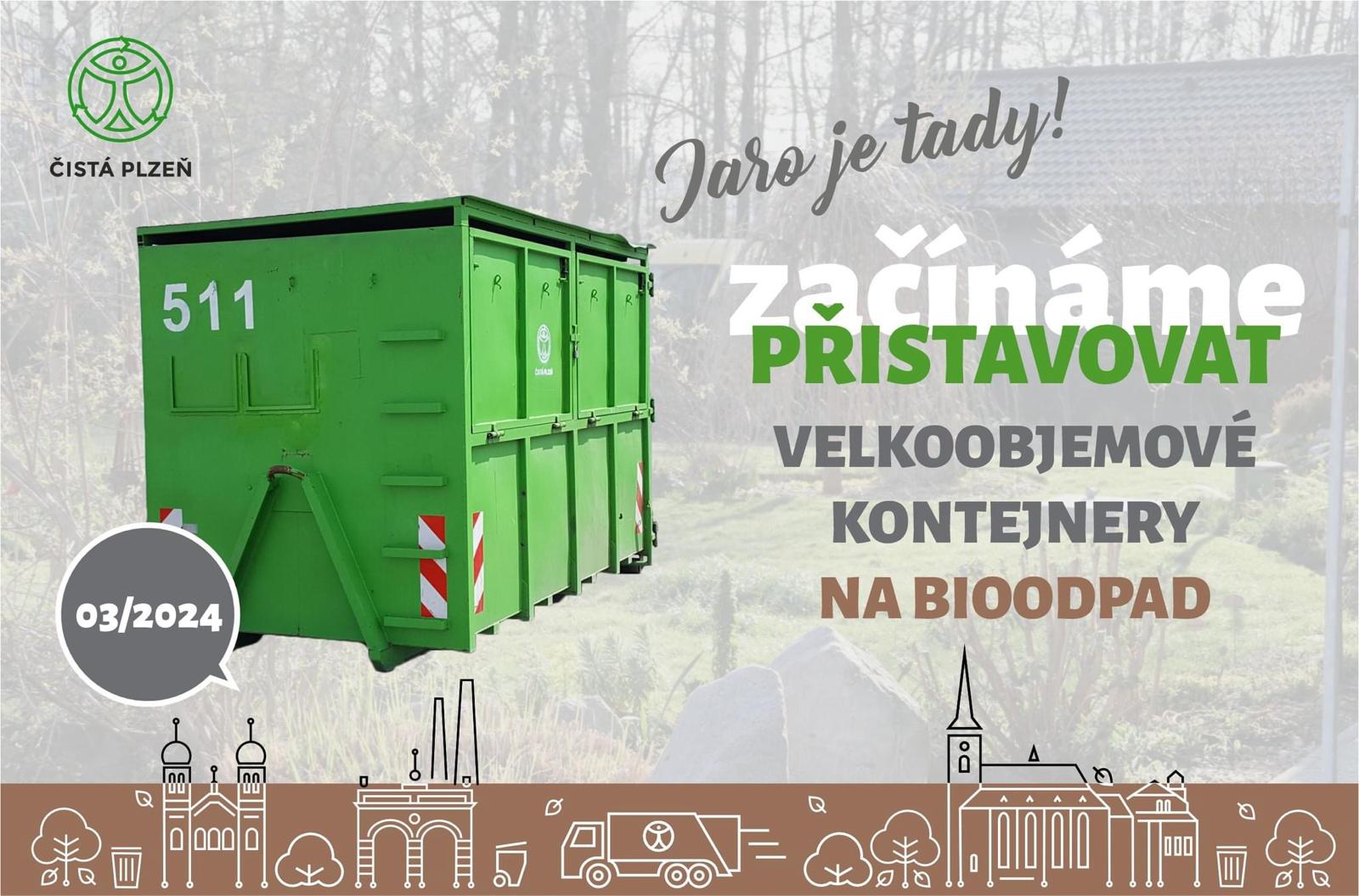 Pravidelné přistavování velkoobjemových kontejnerů pro bioodpad - Čistá ...